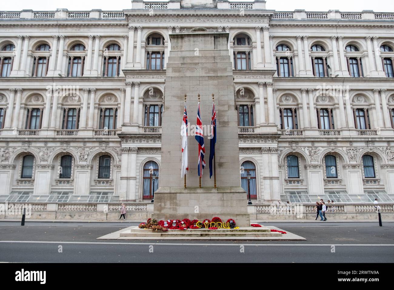 Cenotaph london flags hi-res stock photography and images - Alamy
