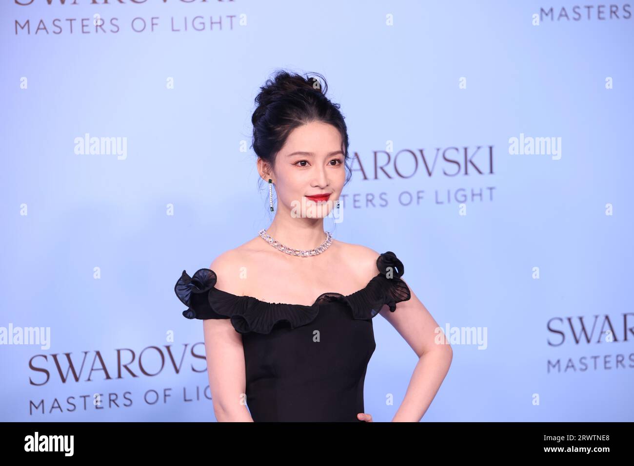 Chinese actress Li Qin attends an activity in Shanghai, China. 19th Sep ...