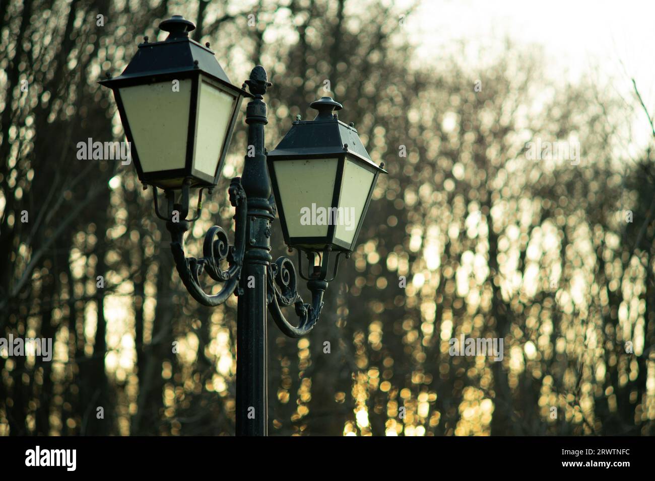 Forged double lantern hi-res stock photography and images - Alamy
