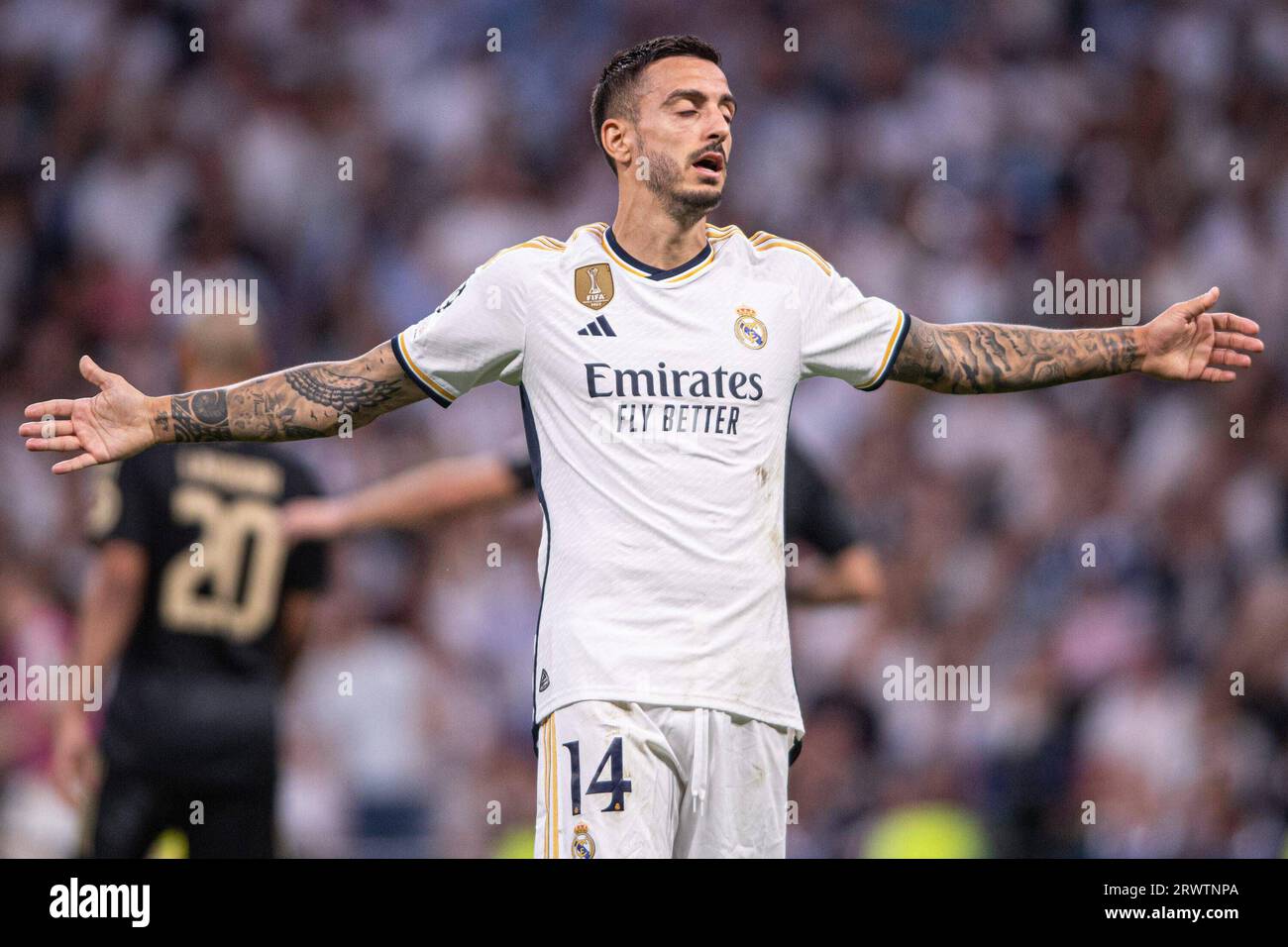 Madrid, Spain. 20th Sep, 2023. 20th September 2023; Santiago Bernabeu ...
