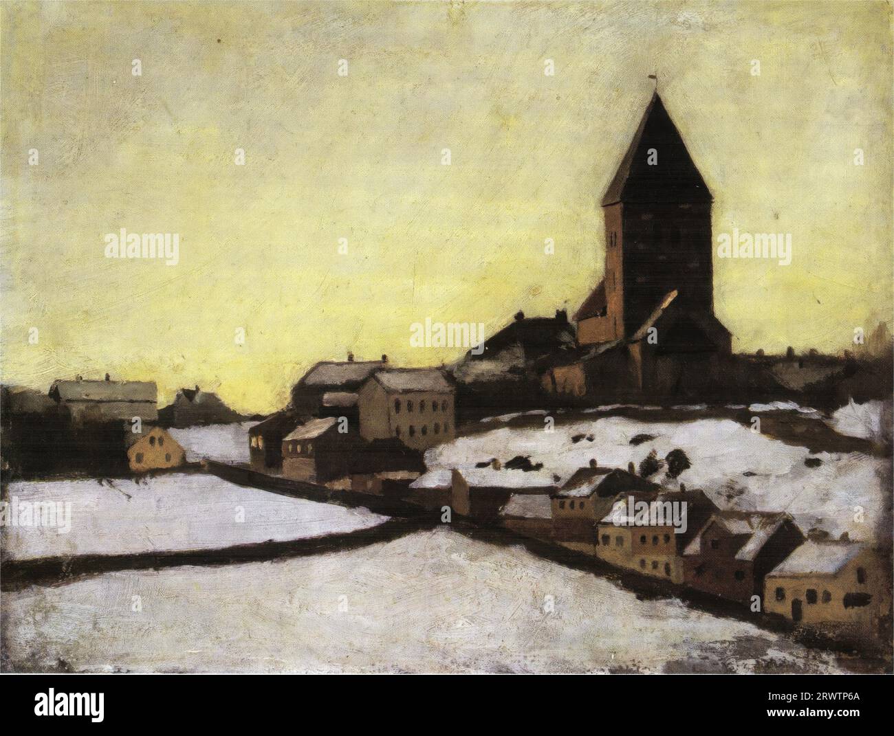 Edward munch landscape hi-res stock photography and images - Alamy