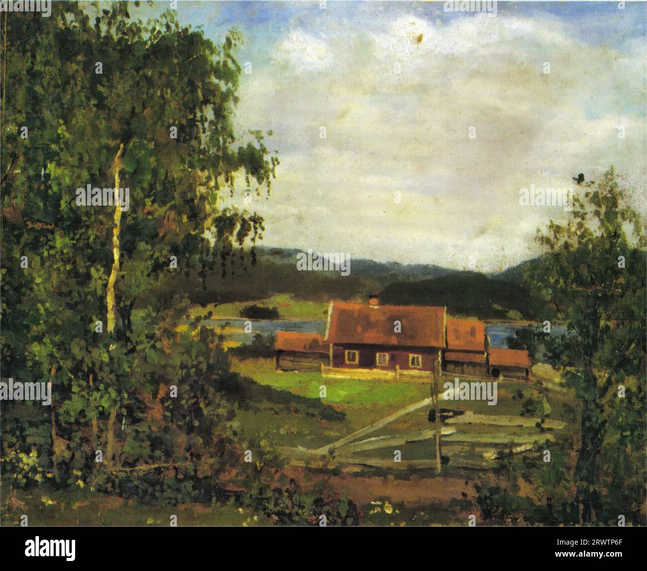 Edward munch landscape hi-res stock photography and images - Alamy