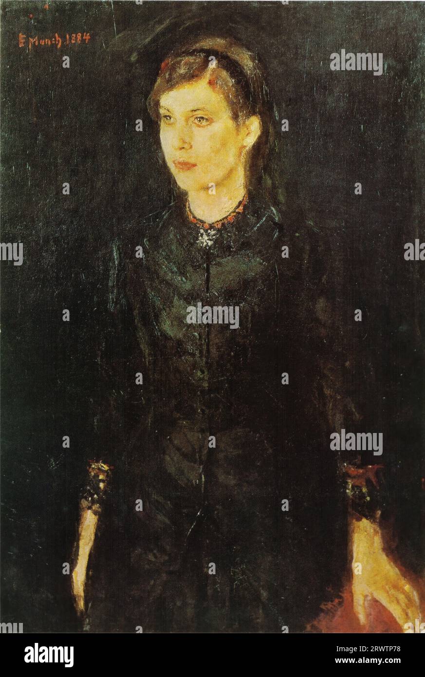 Edward munch portrait hi-res stock photography and images - Alamy