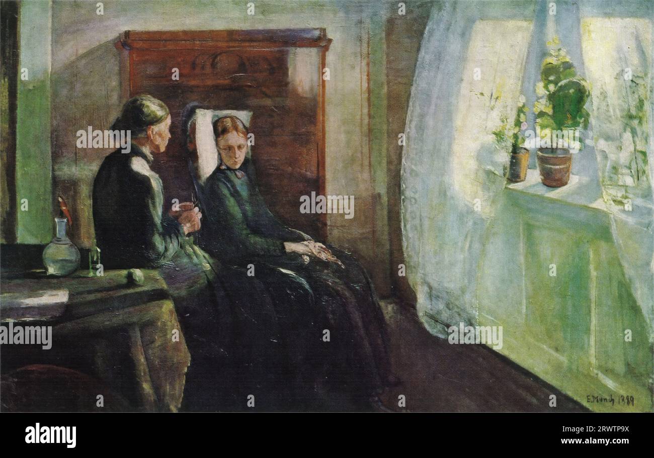 Edward Munch - Spring 1889 Stock Photo - Alamy