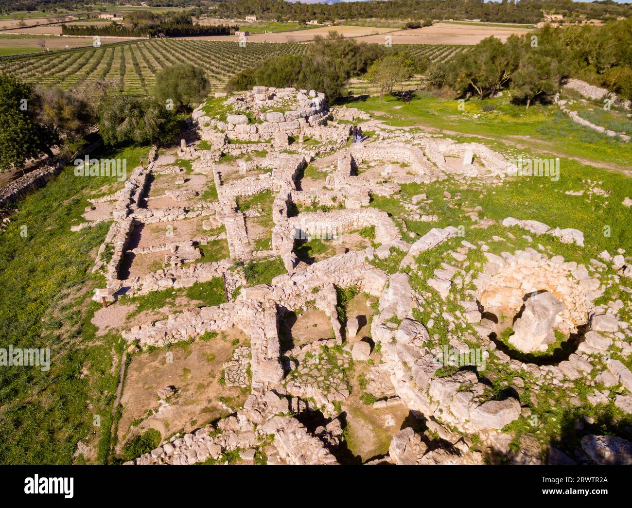 Son Fornés, archaeological site of prehistoric era, built in the ...