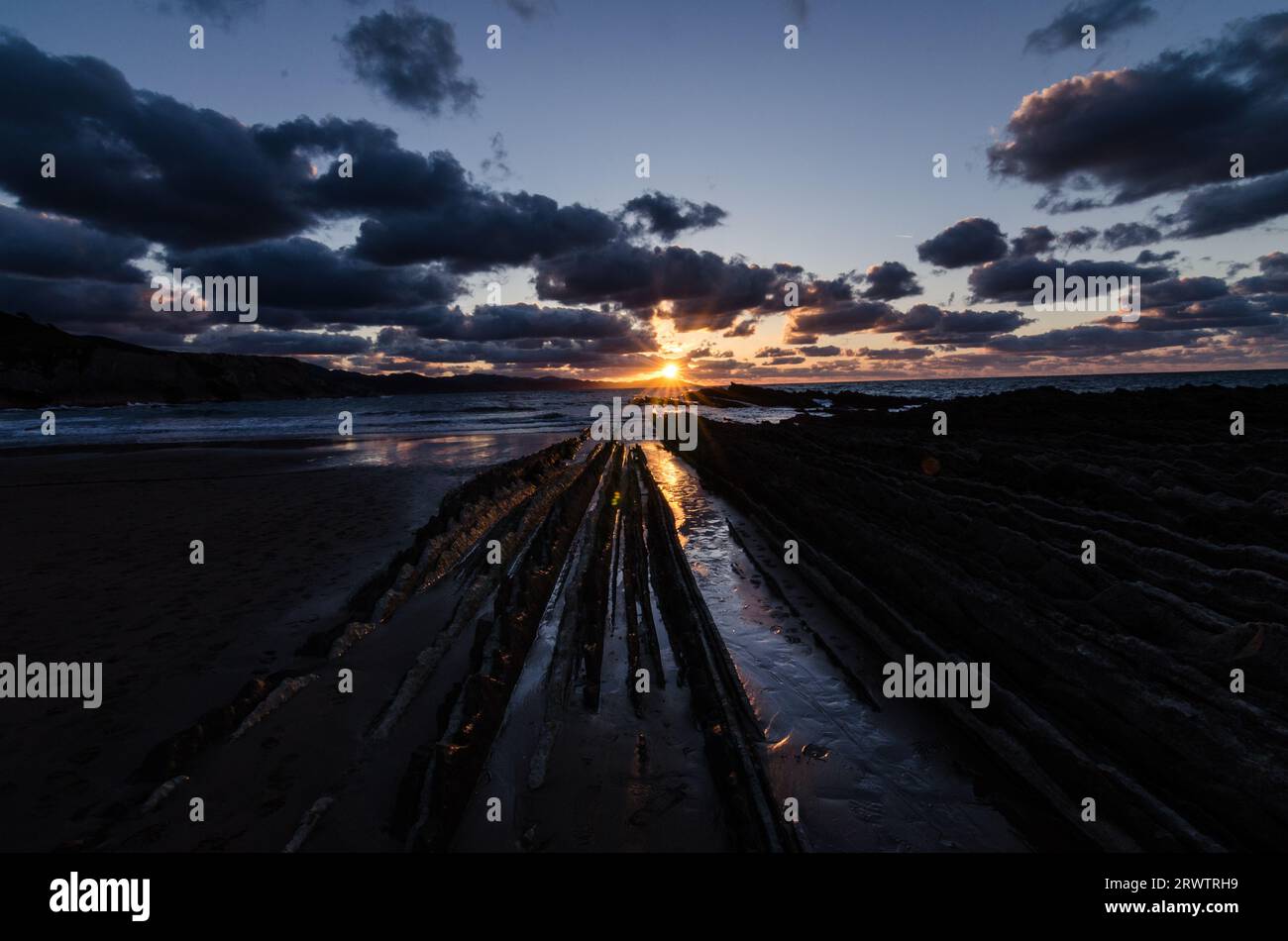 Flysch zumaya hi-res stock photography and images - Alamy