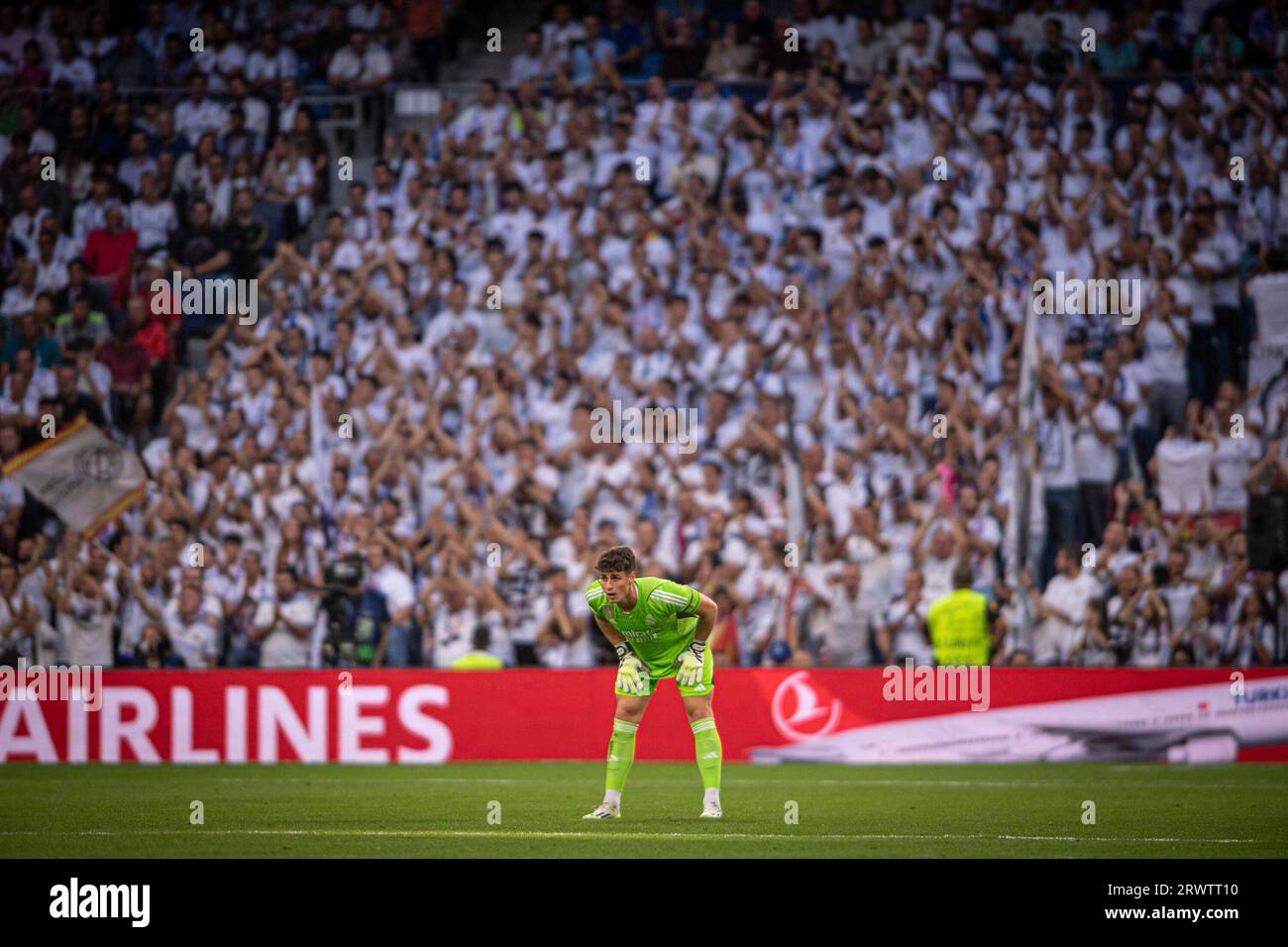 Madrid, Spain. 20th Sep, 2023. 20th September 2023; Santiago Bernabeu ...
