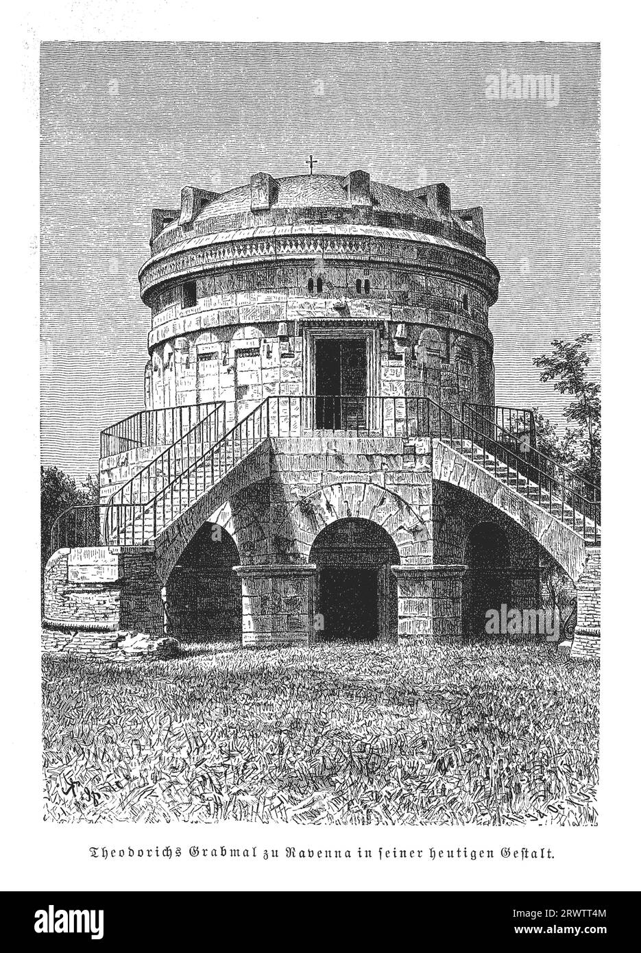 Mausoleum of Theodoric in Ravenna Italy built in 530 AD by Theoderic ...