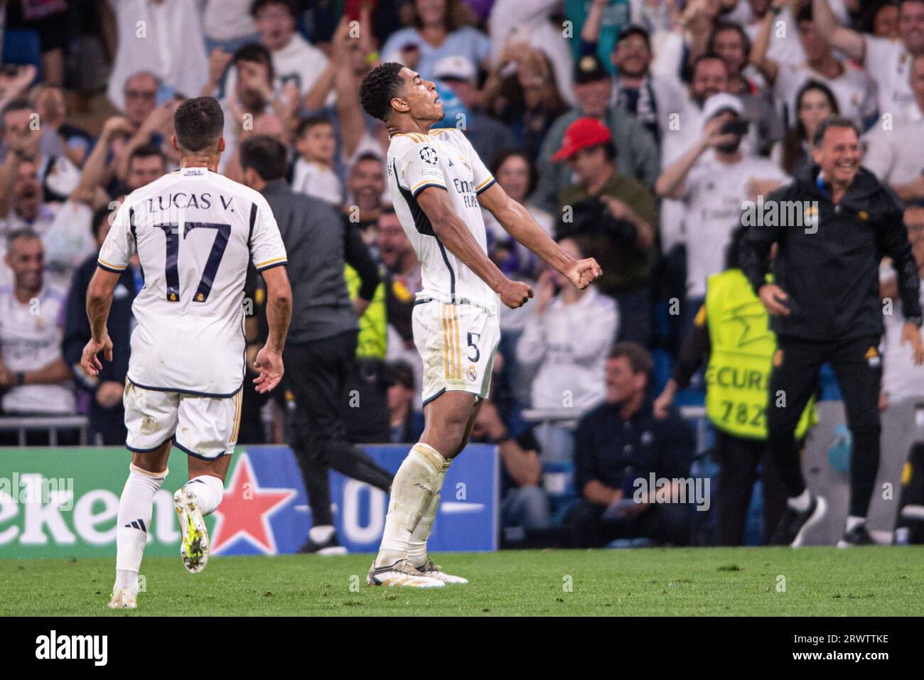 Madrid, Spain. 20th Sep, 2023. 20th September 2023; Santiago Bernabeu ...