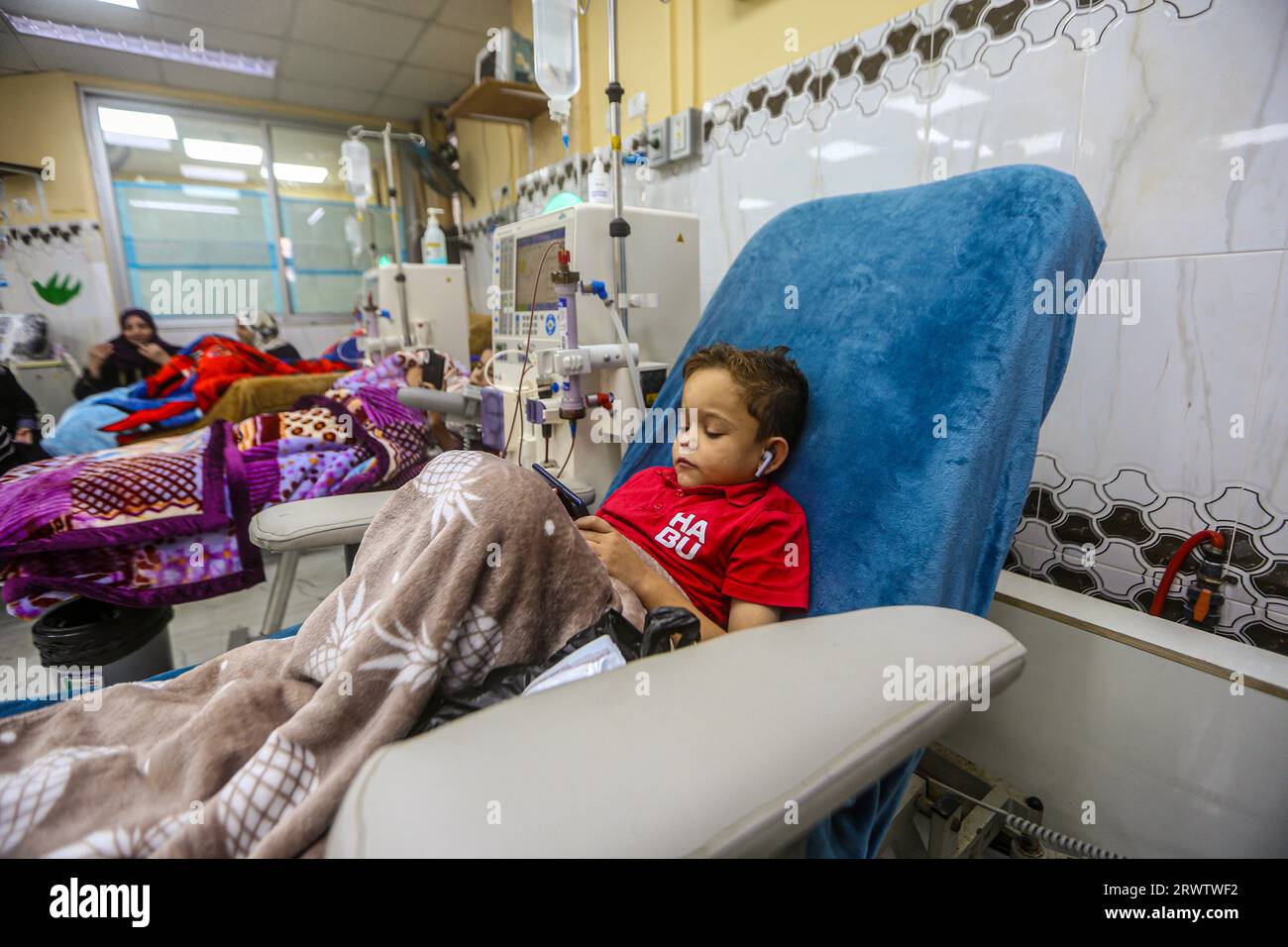 Gaza City, Palestinian Territories. 21st Sep, 2023. Zain, an 8 years ...