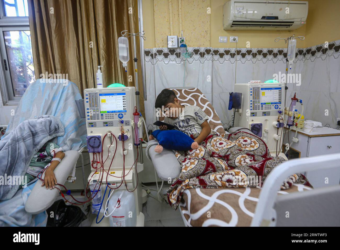Gaza City, Palestinian Territories. 21st Sep, 2023. Ibrahim Dardouna, a ...