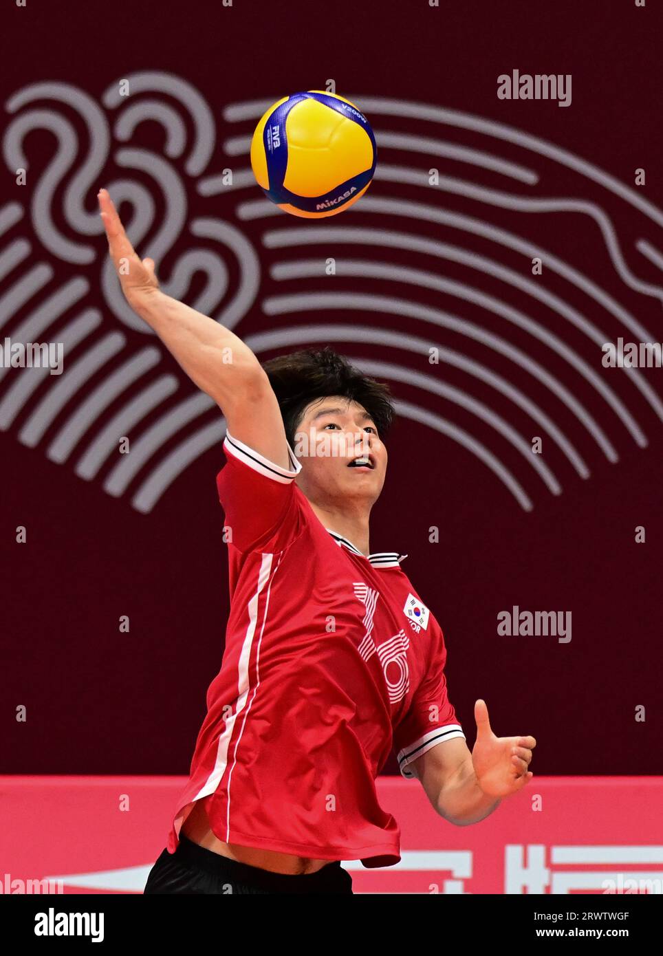 Hangzhou, China. 21st Sep, 2023. Hanyong Jeong of the Republic of Korea ...