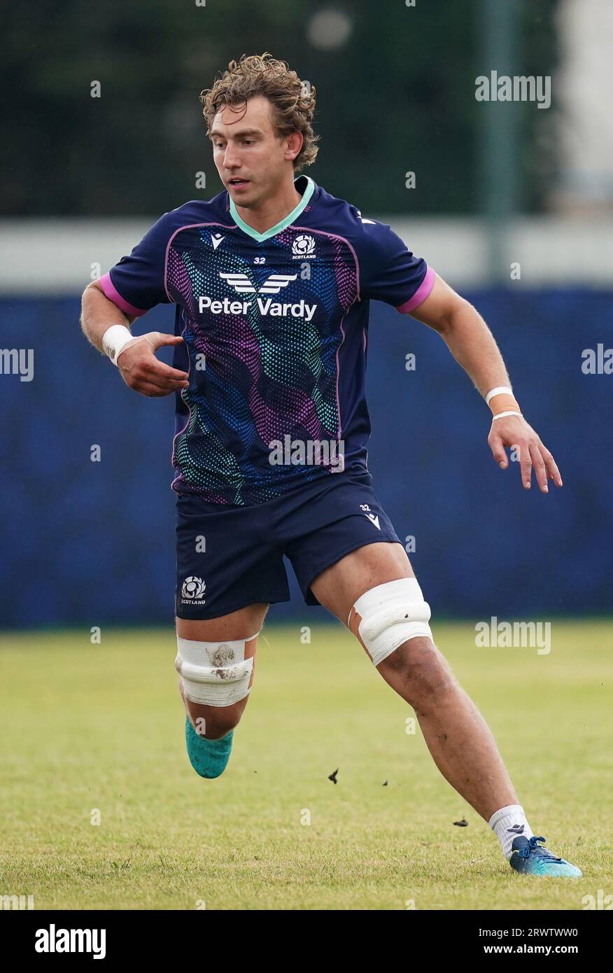 Scotland's Jamie Ritchie during a training session at the Stade des ...