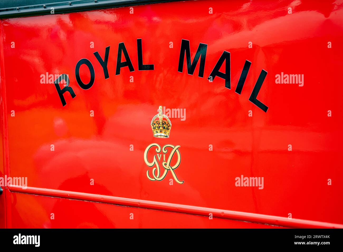 Royal Mail Van from George VI Reign Stock Photo - Alamy