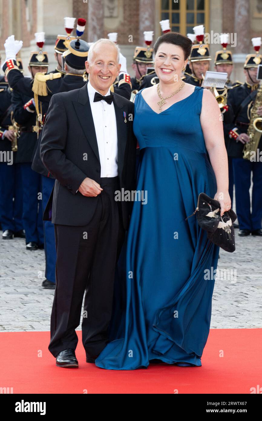 Versailles, France. 20th Sep, 2023. Sir Peter Ricketts and guest ...