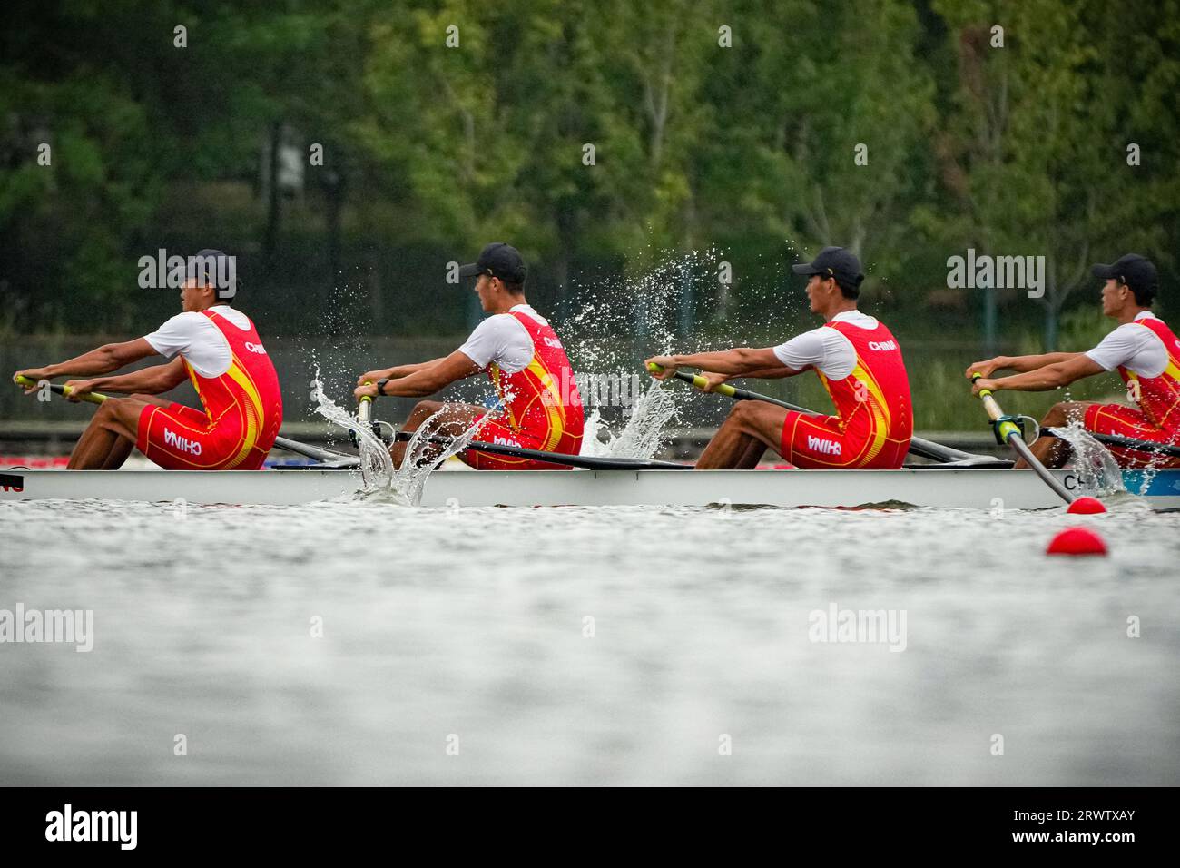 Hangzhou, China's Zhejiang Province. 21st Sep, 2023. Team China compete ...