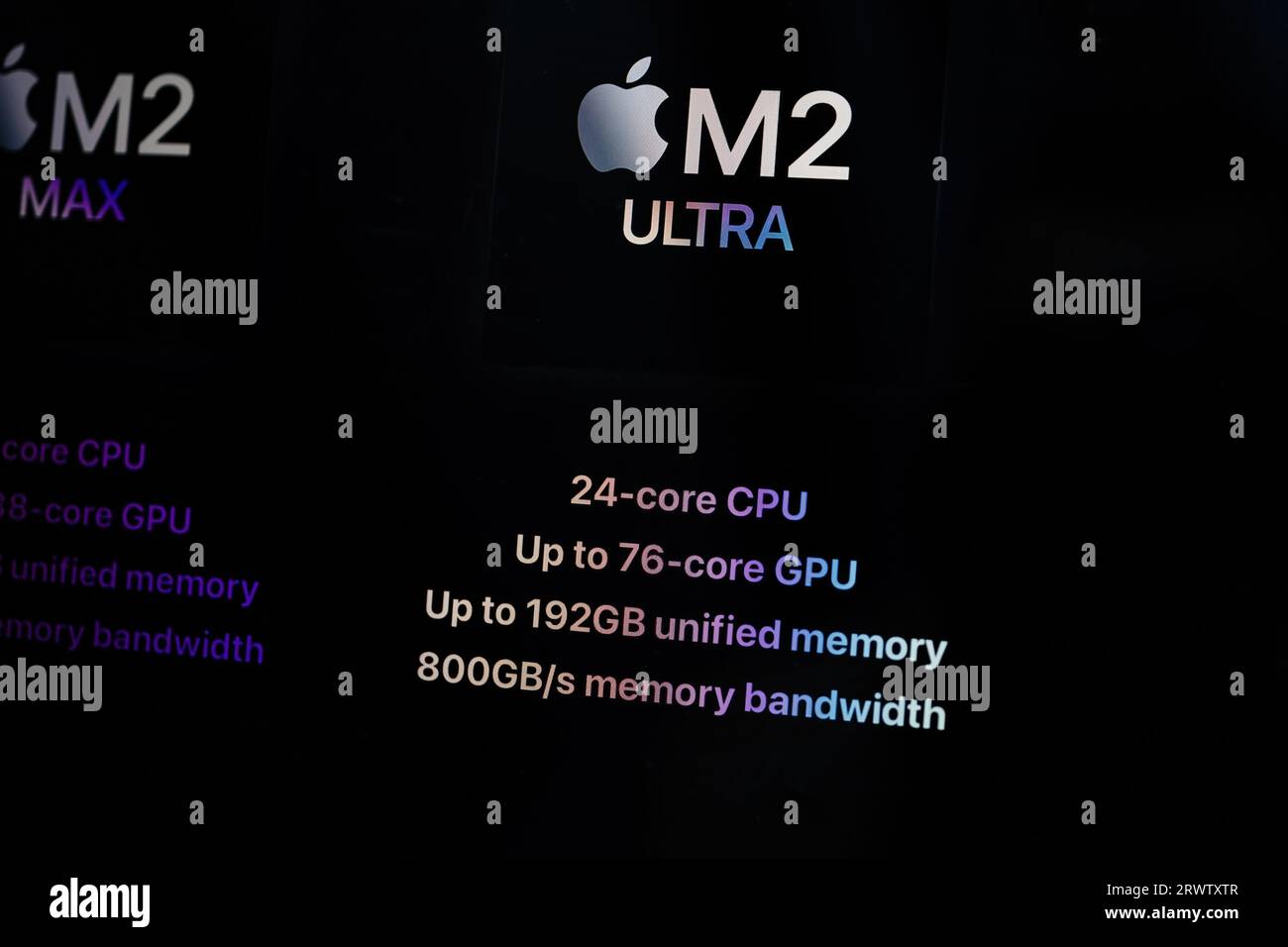 Paris, France - Jun 6, 2023: Apple Computers' webpage extensively ...