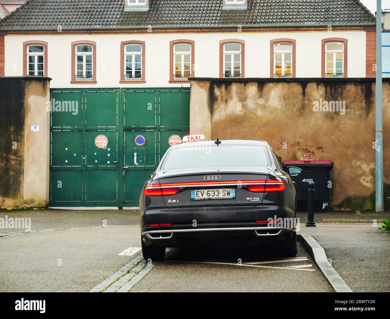 Haguenau, France - Nov 30, 2023: An Audi A8 Long 5.0 TDI with Quattro ...