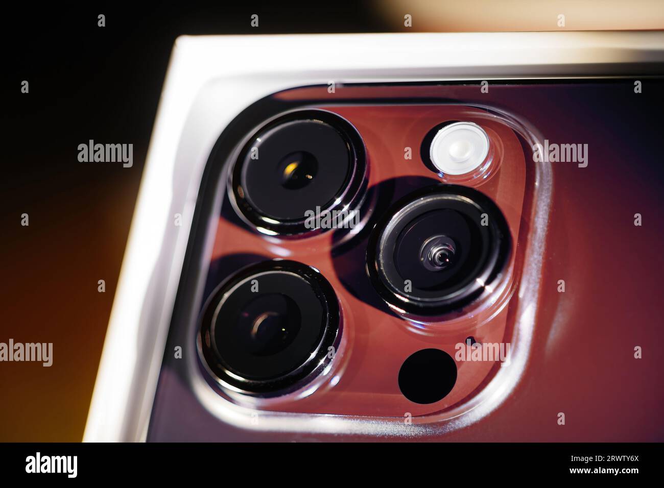 Paris, France - Sep 17, 2022: A close-up view unveils the intricacies ...