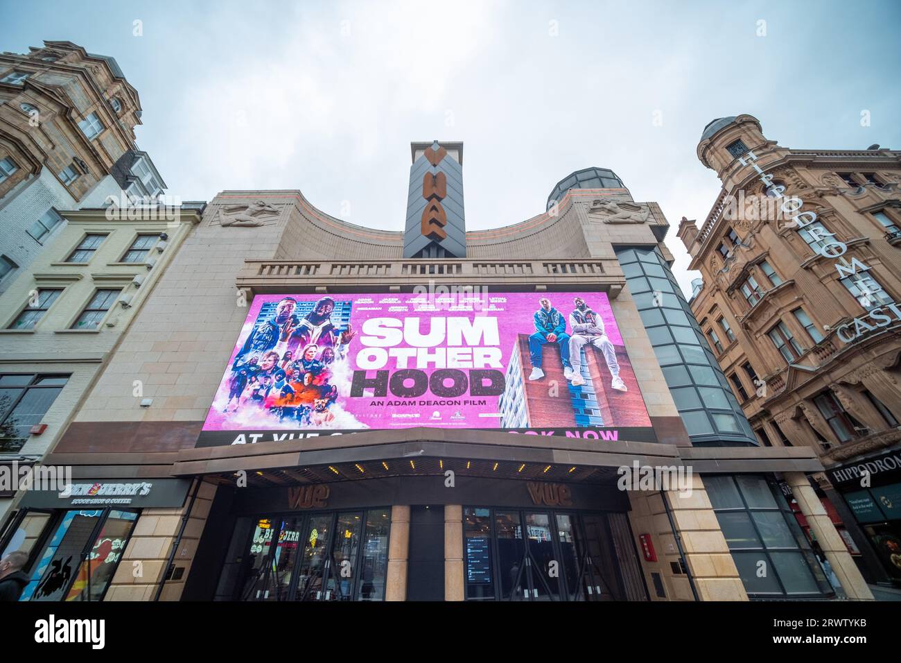 LONDON- SEPTEMBER, 19, 2023: Sum Other Hood advertised at Vue West End ...