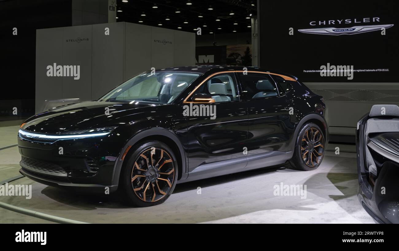 Chrysler airflow concept electric vehicle hi-res stock photography and ...