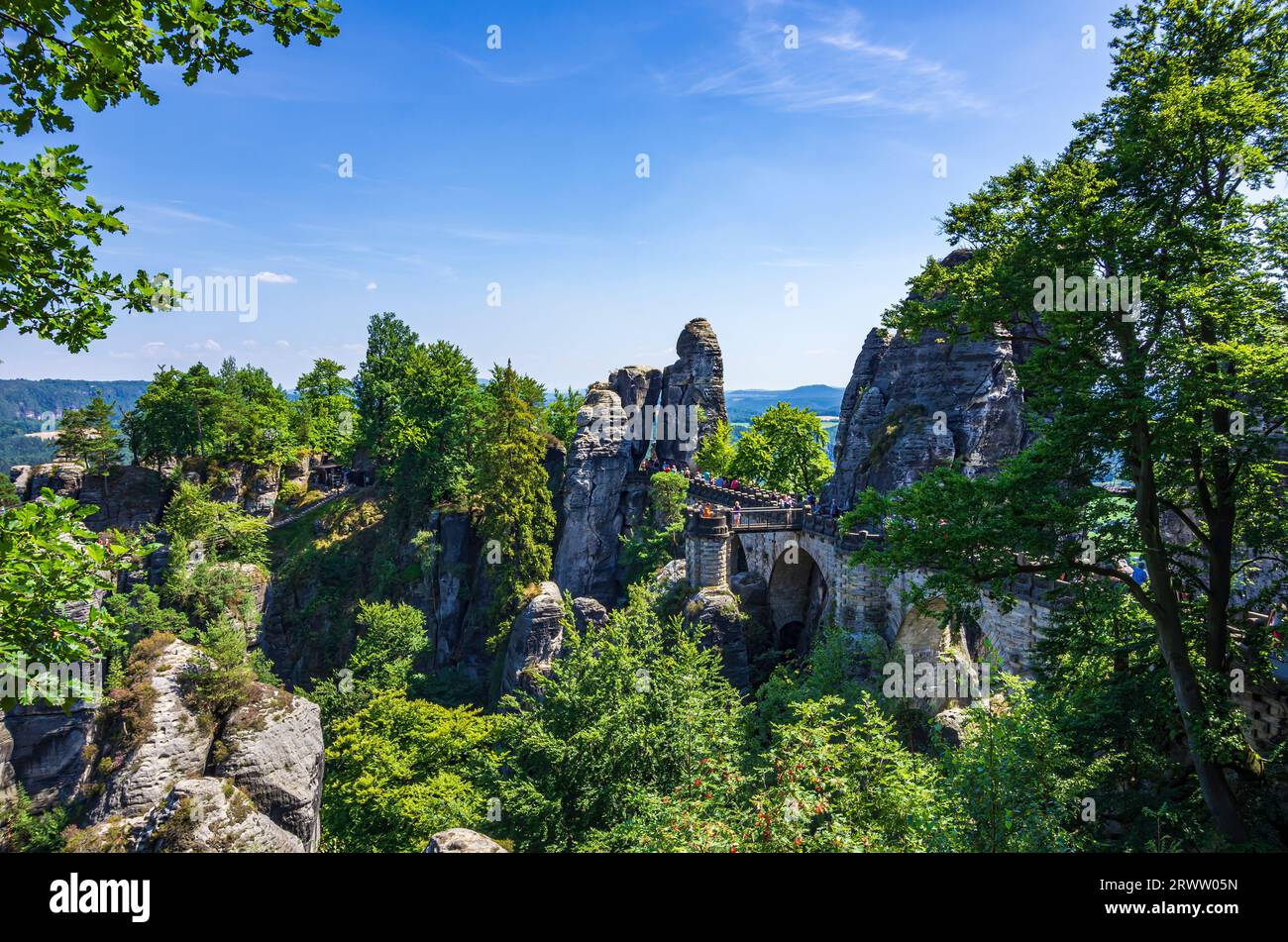 Bastei rocks hi-res stock photography and images - Alamy