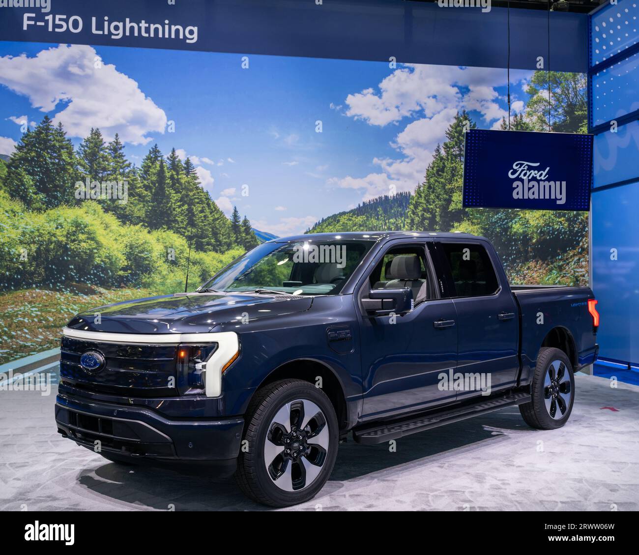 F 150 lightning auto show hi-res stock photography and images - Alamy