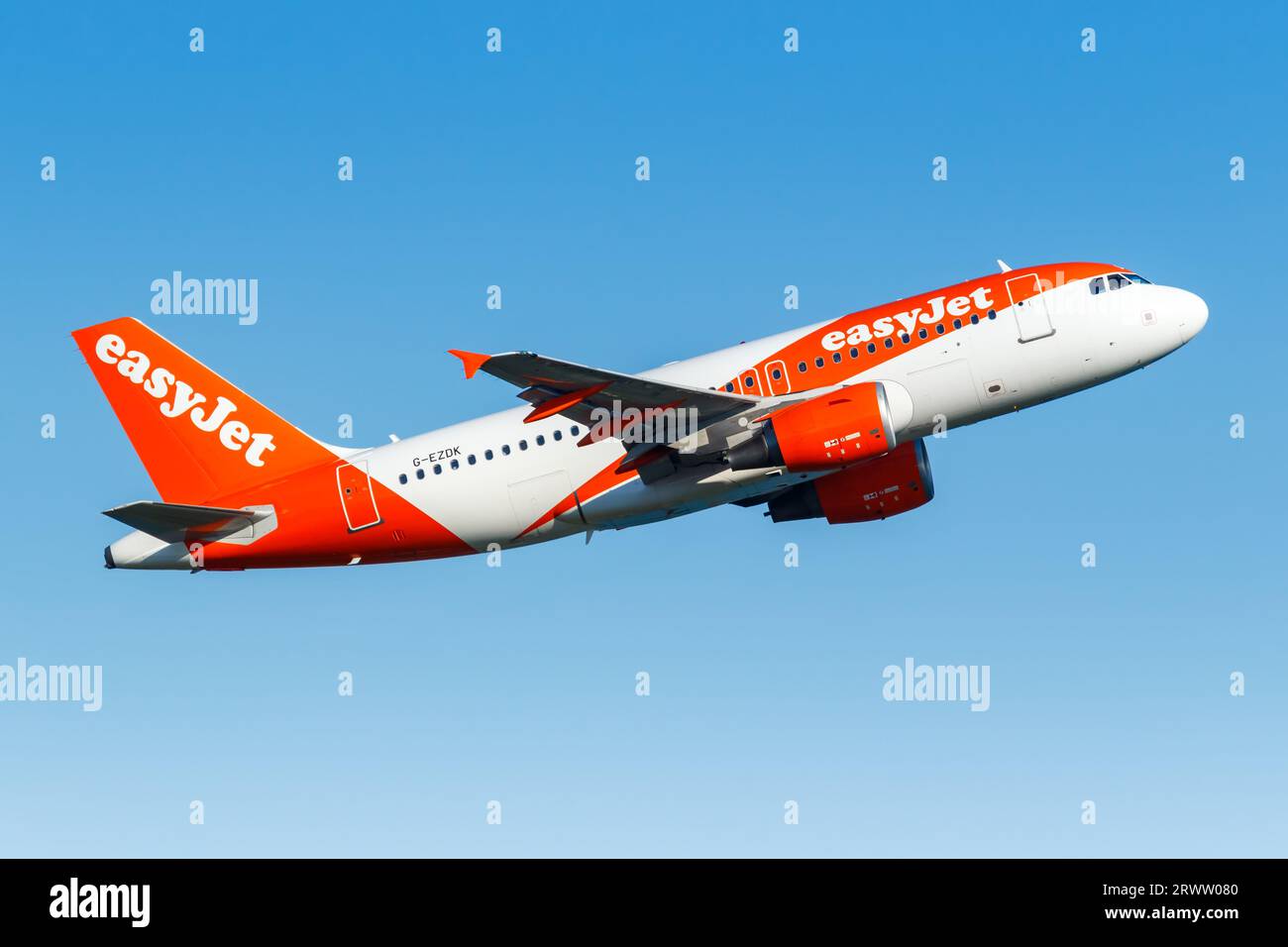 Split, Croatia - May 31, 2023: EasyJet Airbus A319 airplane at Split ...