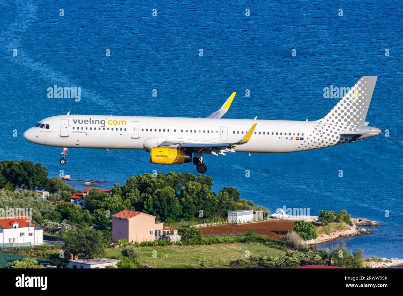 Split, Croatia - May 28, 2023: Vueling Airbus A321 airplane at Split ...