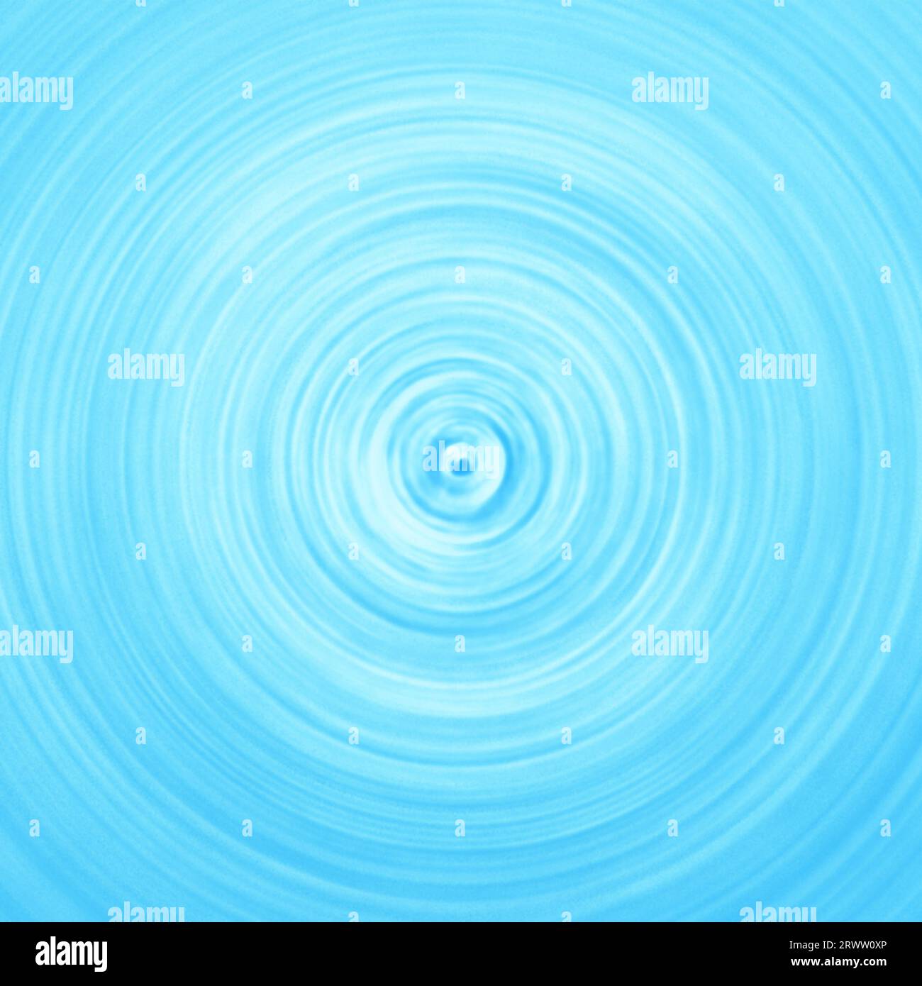 Top view of water circles on light blue abstract background. Beauty ...