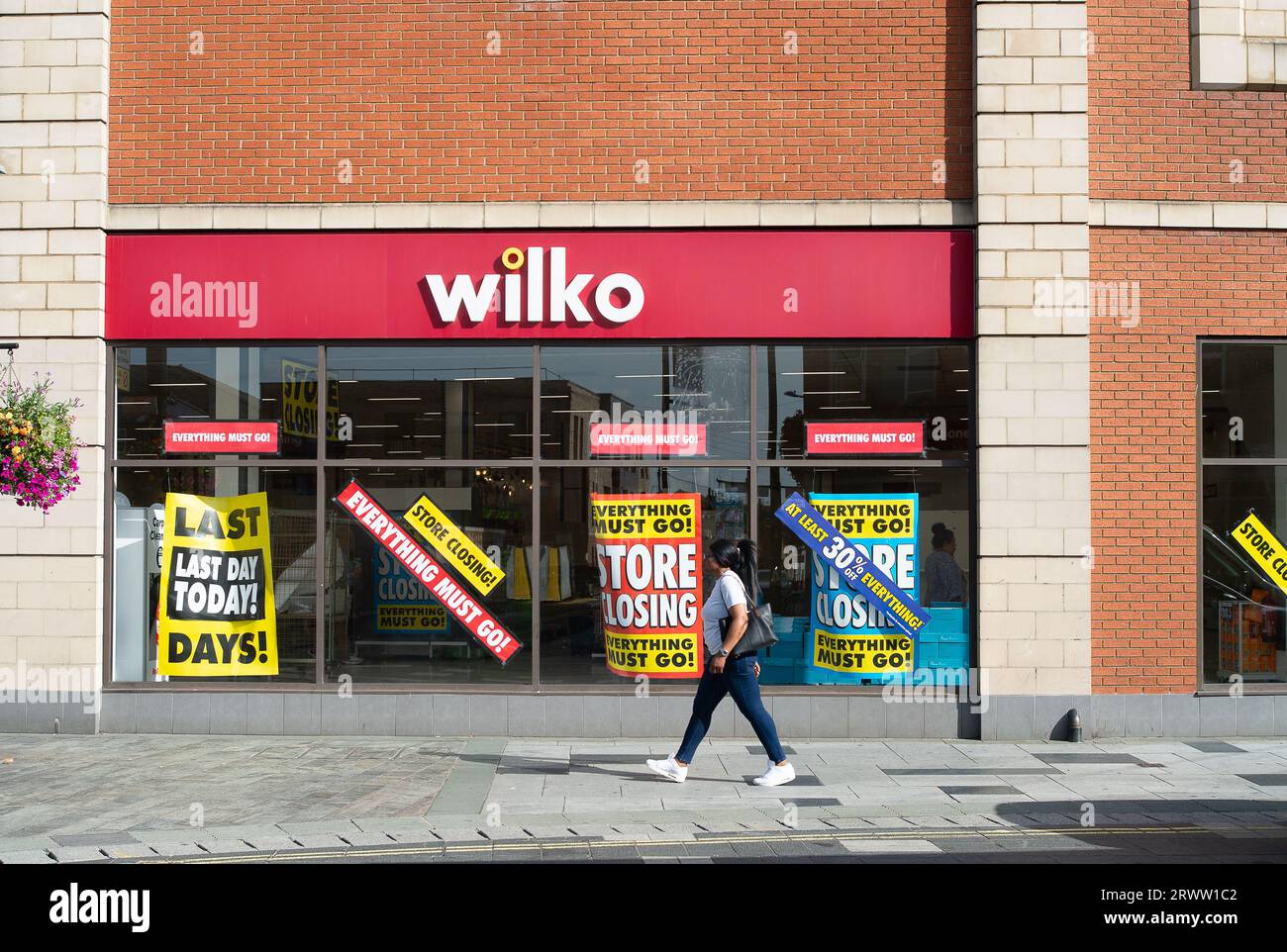 Slough, UK. 21st September, 2023. Most of the shelves were empty today ...