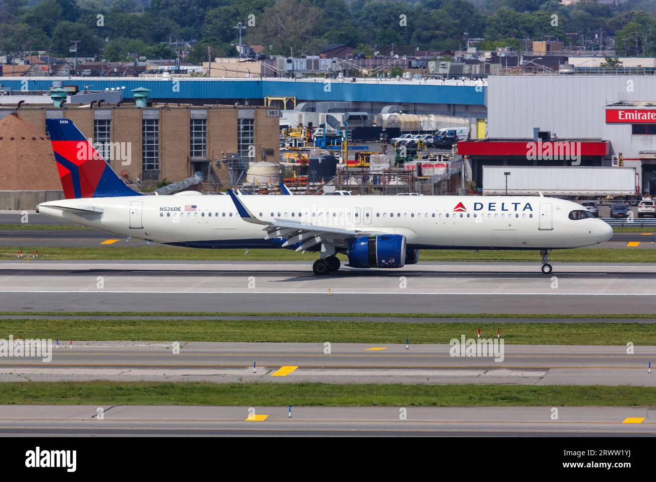 New York, United States - May 12, 2023: Delta Air Lines Airbus A321neo ...
