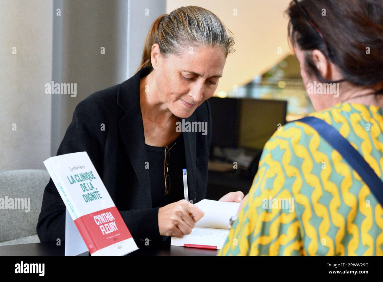 French philosopher and psychoanalyst, Cynthia Fleury, guest at the ...