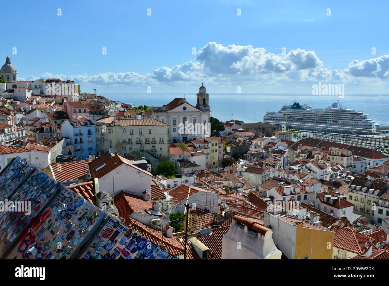 Miradouro Das Portas do Sol Stock Photo - Alamy