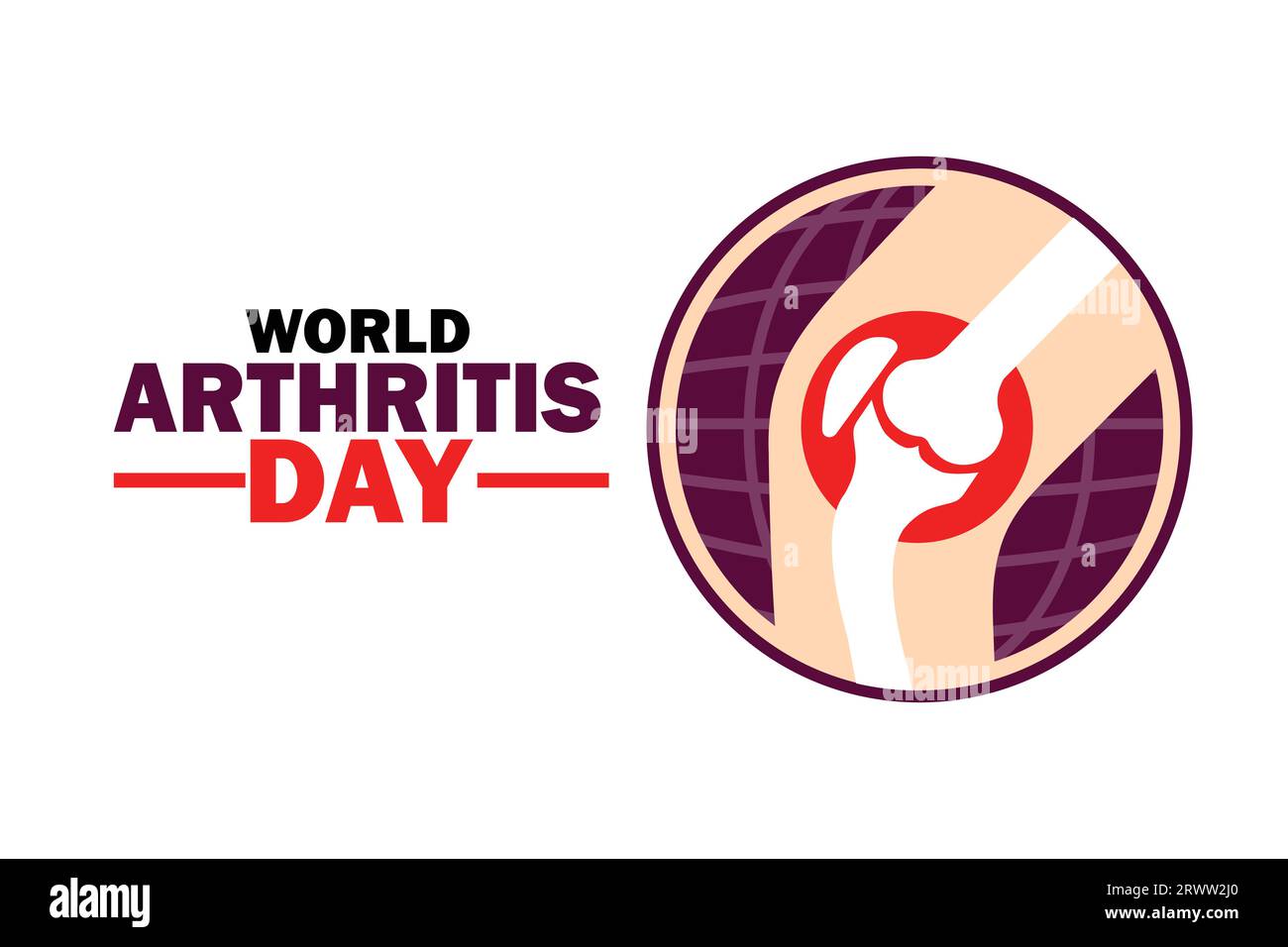 World Arthritis Day Vector illustration. Suitable for greeting card ...