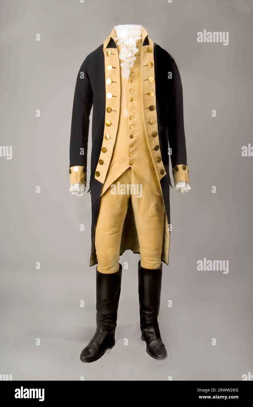 Uniform, worn by George Washington. AF*16148M, AF*16149, AF*16150 Stock ...