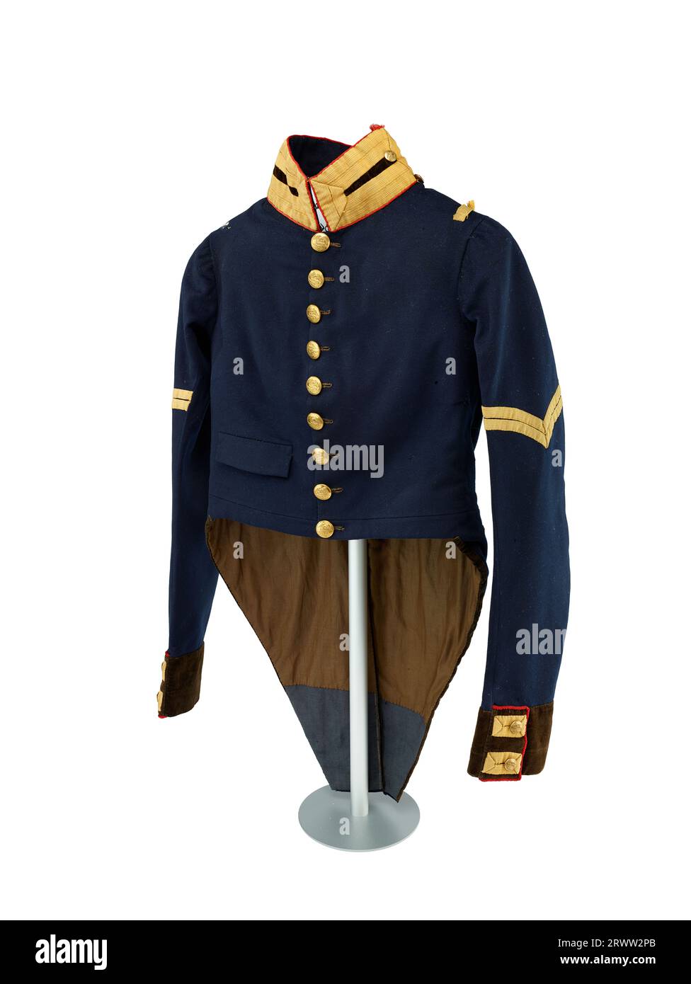 Coatee, Corporal, Army Corps of Engineers, Model 1847. AF.22738. Front ...