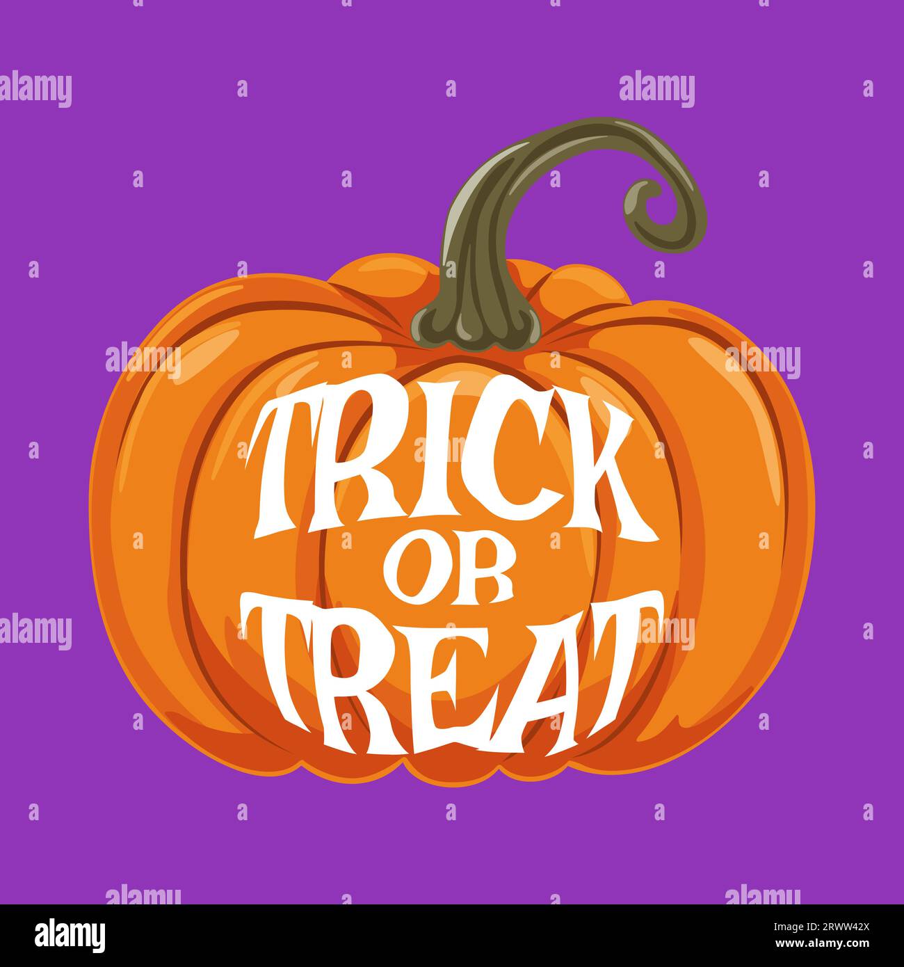 Treat white background Stock Vector Images - Alamy