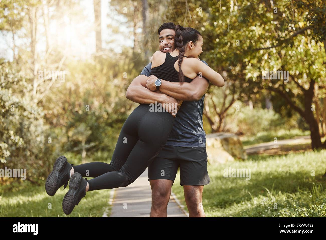 Spinning hug hi-res stock photography and images - Alamy
