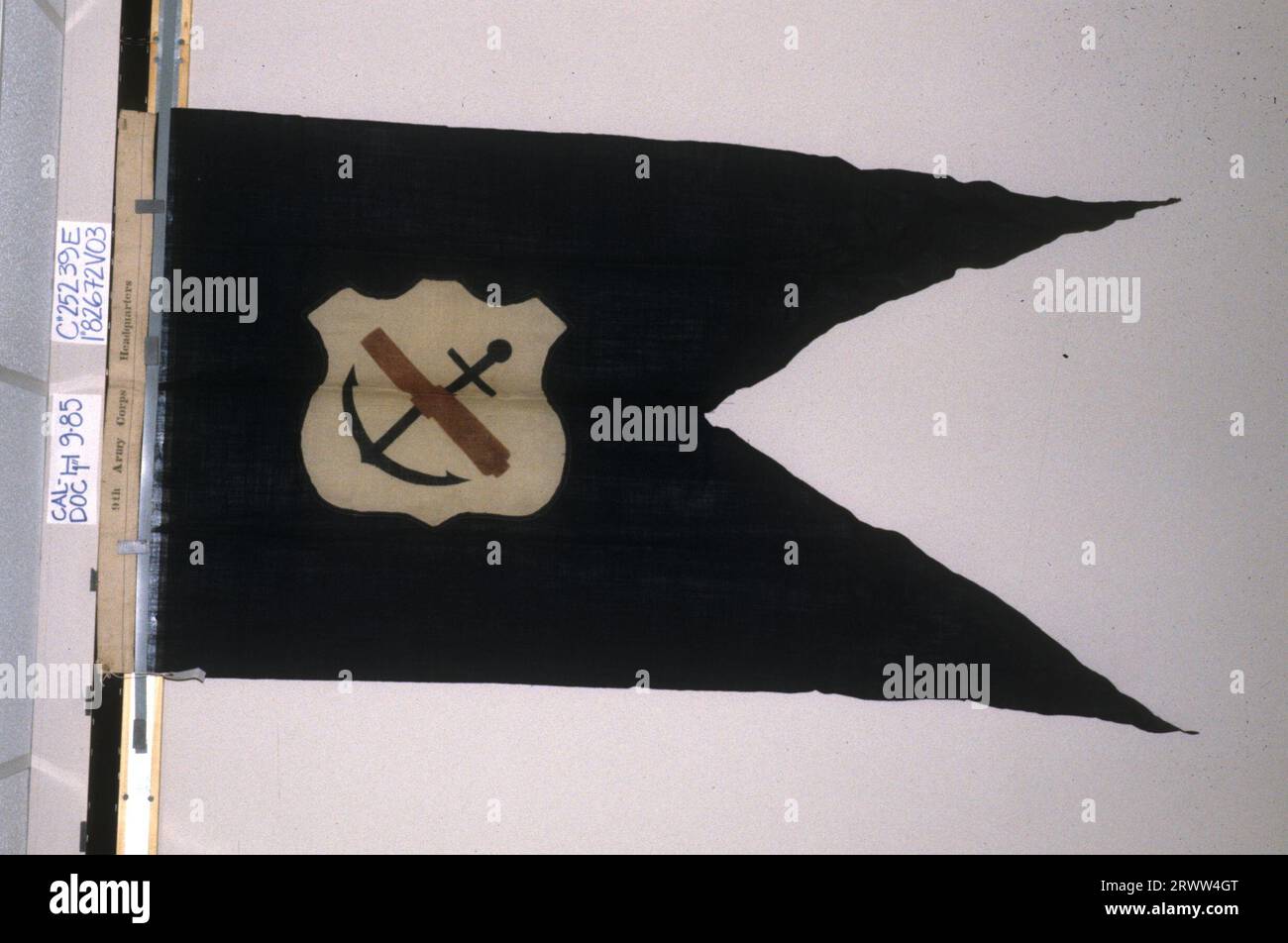 Designating flag. Headquarters, 9th Army Corps. AF*25239E Stock Photo ...
