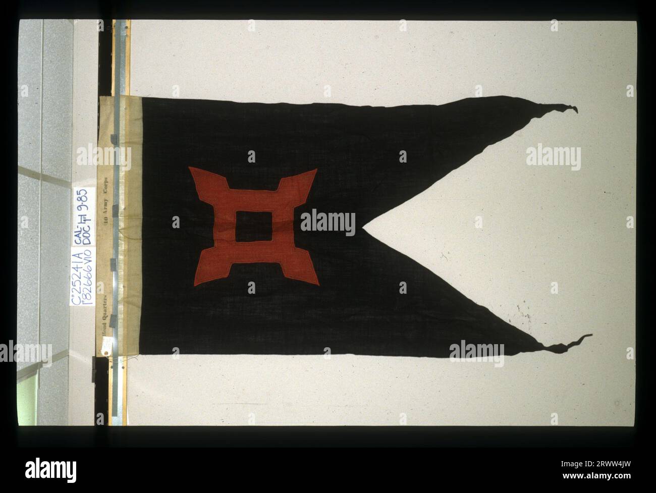 Designating flag. Headquarters, 10th Army Corps. AF*25241A. Scanned ...