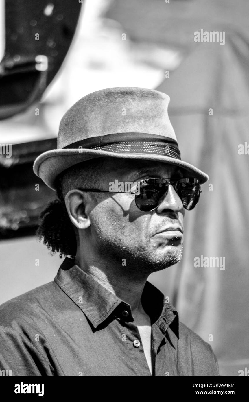 Jeffrey Daniel of Shalamar at The Music Walk of Fame celebrating world ...