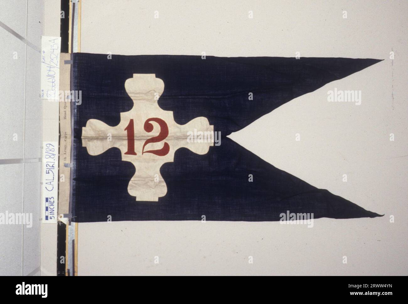 Designating flag. Headquarters, 12th Army Corps. AF*25243A Stock Photo ...