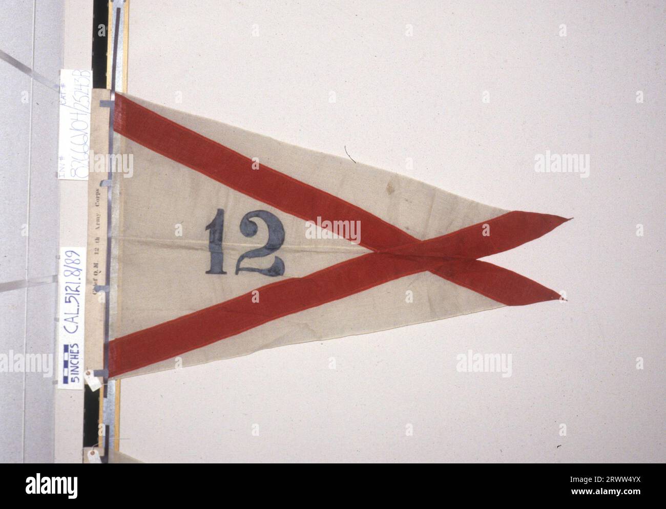 Designating flag. Chief Quartermaster, 12th Army Corps. AF*25243B Stock ...