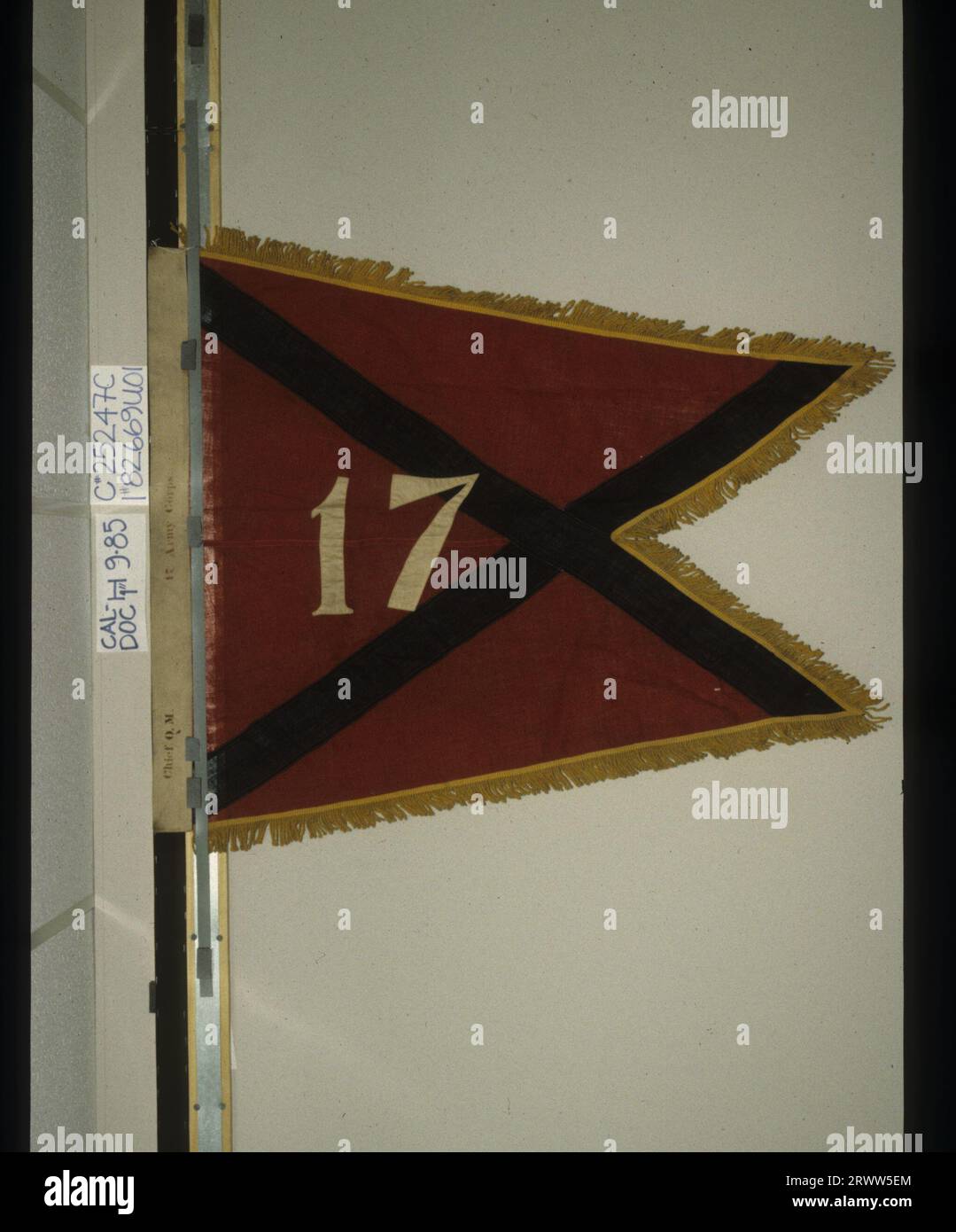 Designating flag. Chief Quartermaster, 17th Army Corps. AF*25247C ...