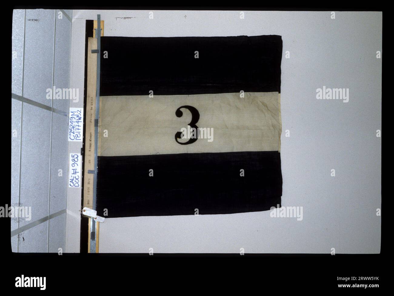 Designating flag. 3rd Brigade, 3rd Division, 19th Army Corps, pre-1863 ...