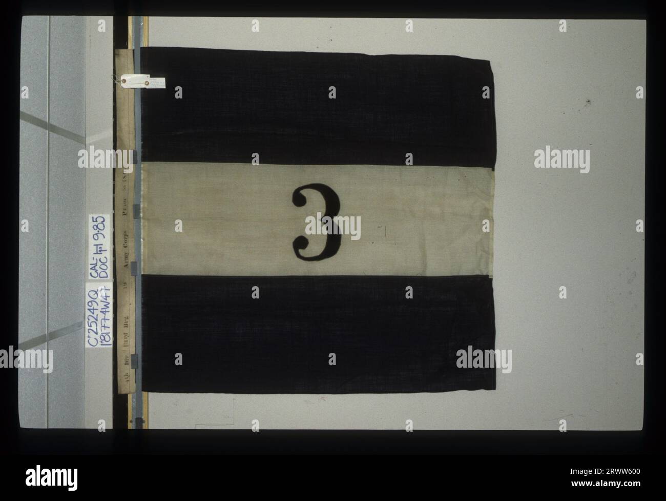 Designating flag. 3rd Brigade, 4th Division, 19th Army Corps, pre-1863 ...