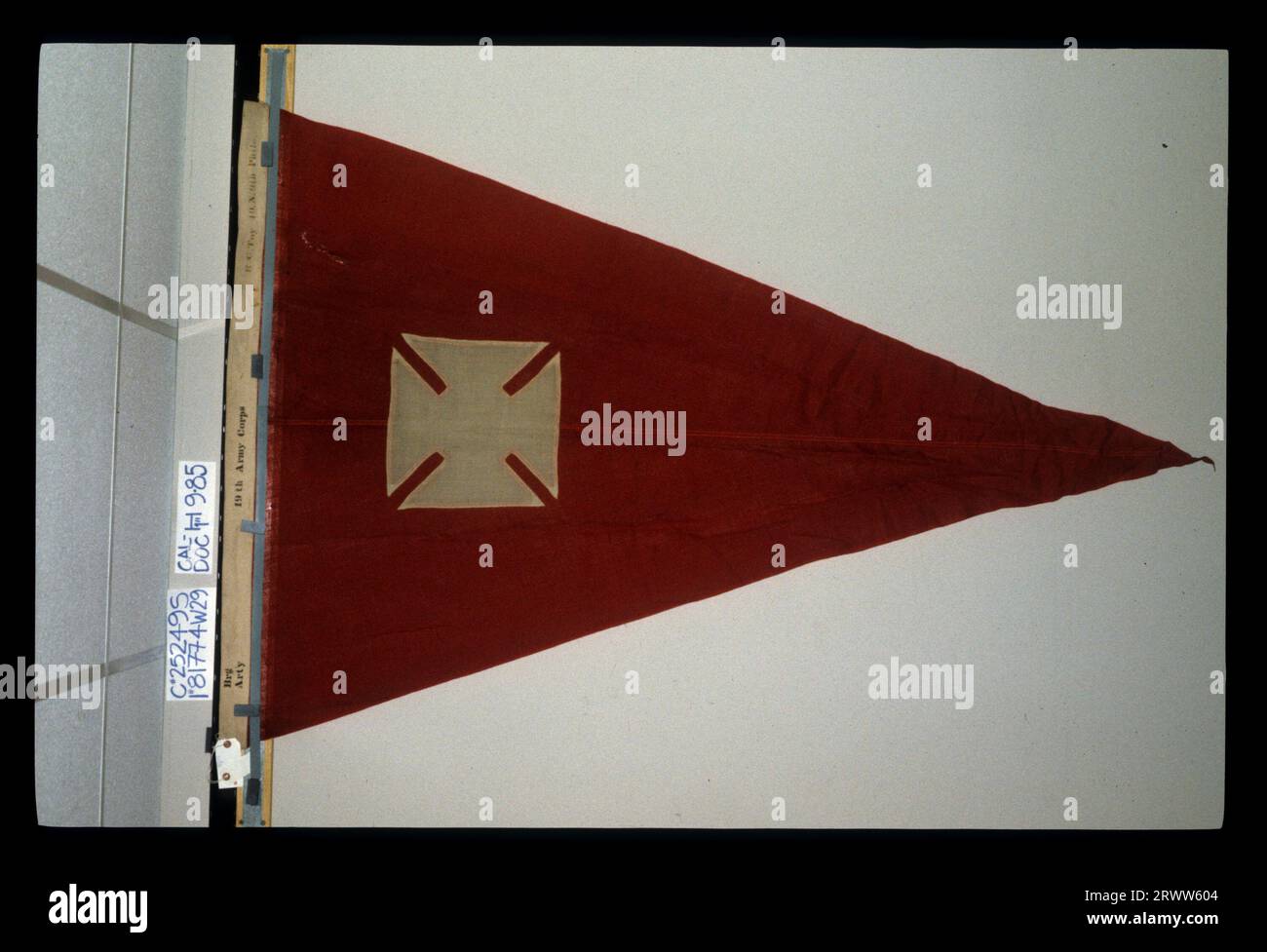Designating flag. Artillery Brigade, 19th Army Corps. AF*25249S ...