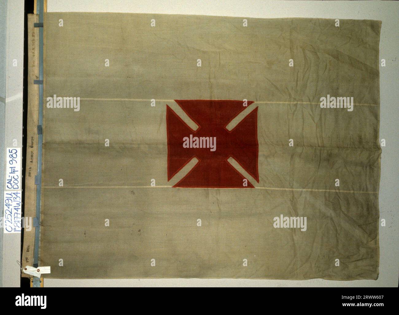 Designating flag. 1st Division, 19th Army Corps. AF*25249U. Scanned ...