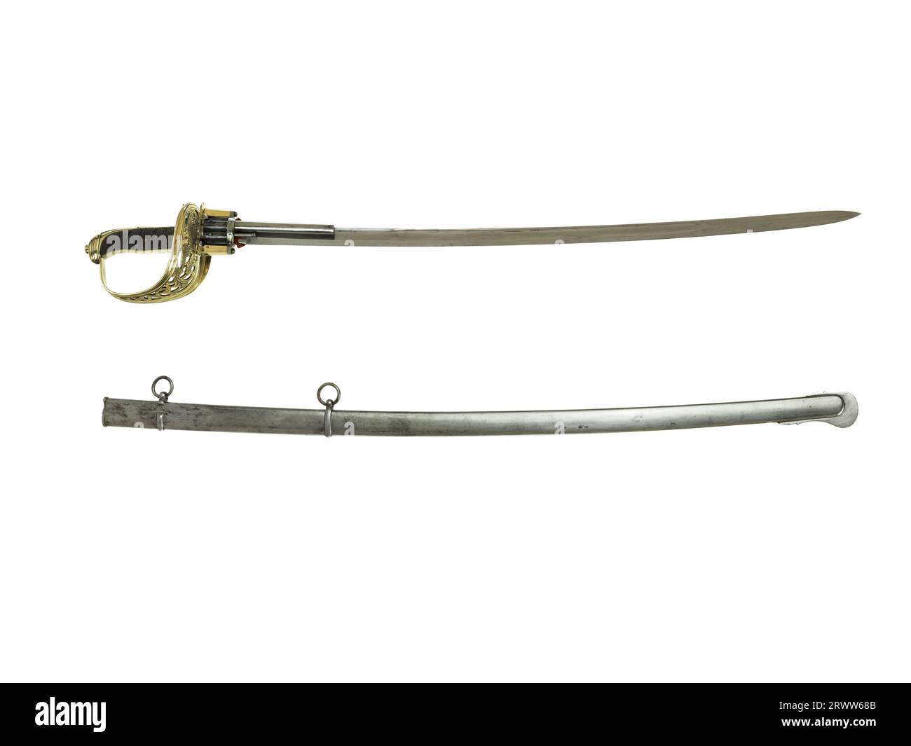 Patent model. Revolver-Sword, A. Rauh, 1866, patent no. 52504. AF ...